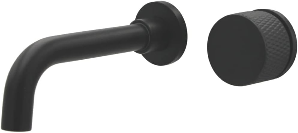 Wall Mounted Bathroom Faucet,Brass,Double Hole,Basin Faucets 360 Degree ...