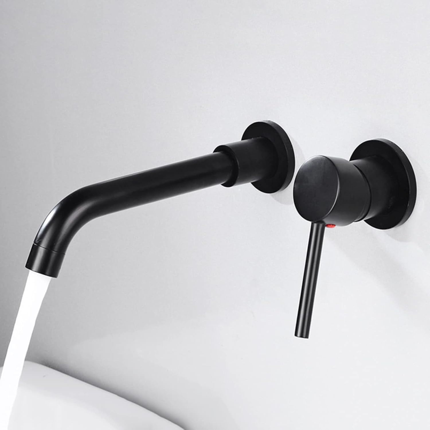 Wall Mounted Bathroom Faucet, Solid Brass, Hot and Cold, 360 Degree ...