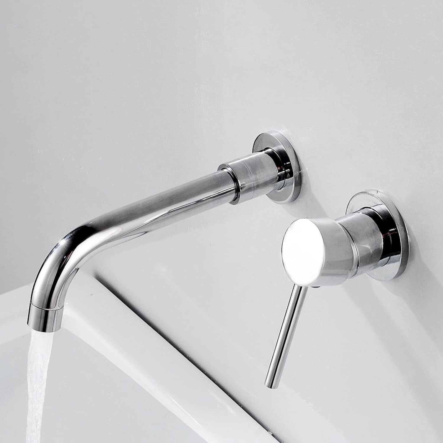 Wall Mounted Bathroom Faucet,Wall Mount Faucet Brass Basin Faucet,360 ...