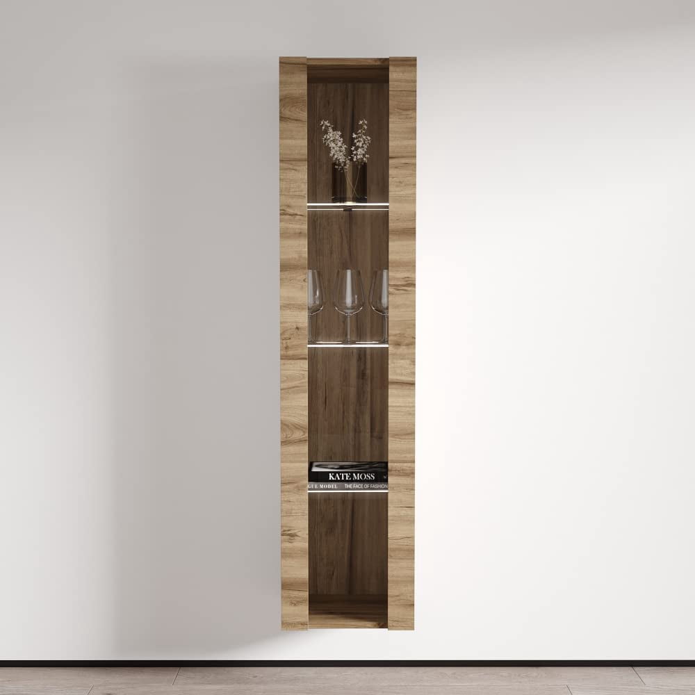 Wall Mounted Bookcase Cabinet (Type-41) - Rectangular Shape Modern ...