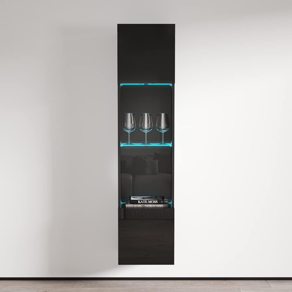 Wall Mounted Bookcase Cabinet (Type-42) - Rectangular Shape Modern ...