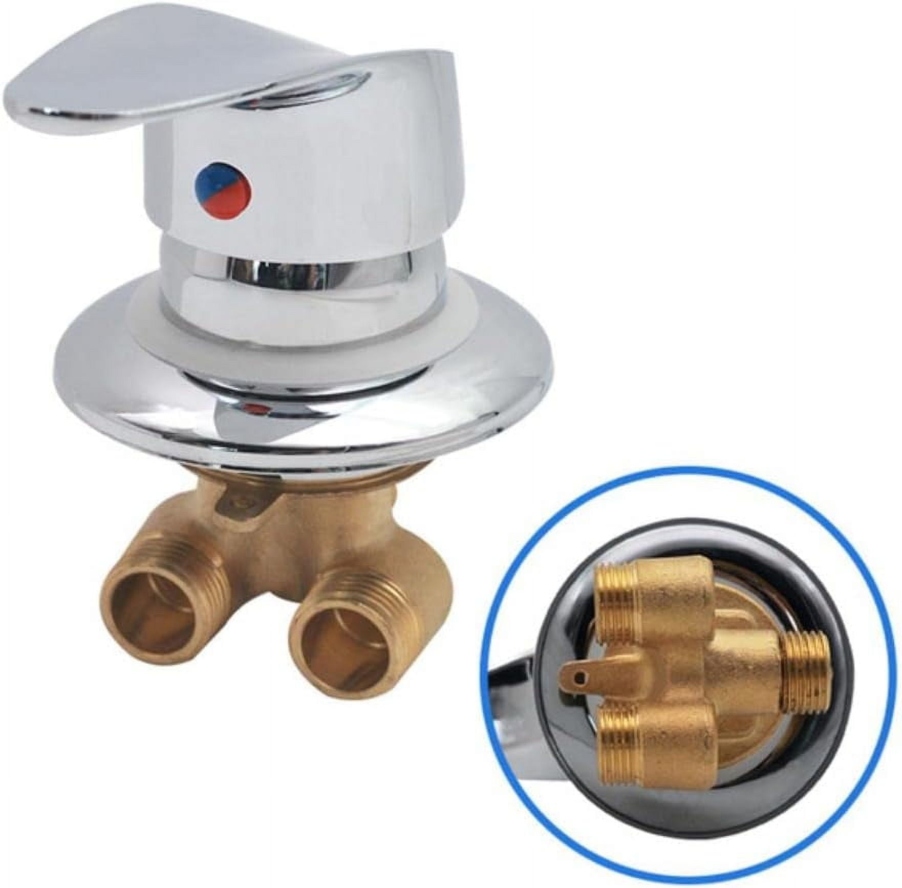 Wall-Mounted Brass Switch Valve, Sealing Surface Technology Ensures ...