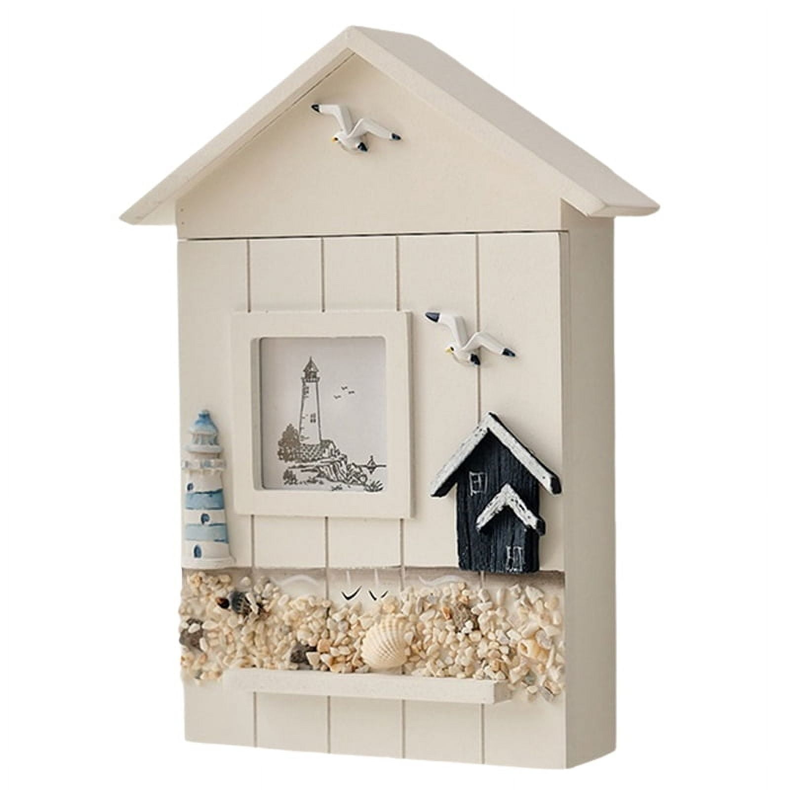 Wall Mounted Cabinet Key Rack, Wooden House Key Storage Box ...