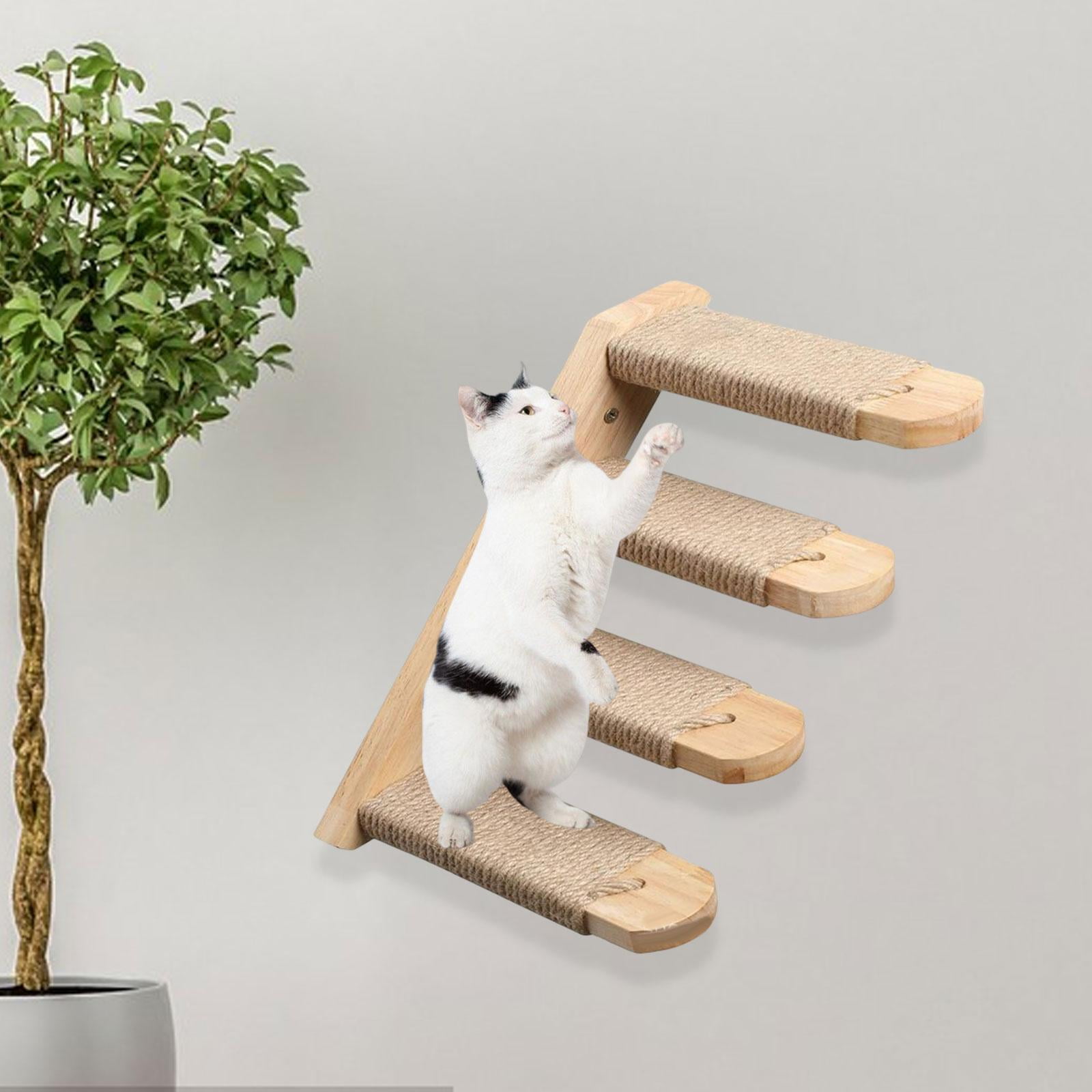 Wall Mounted Cat Climbing Shelves Ladder Wall Furniture Indoor Space ...