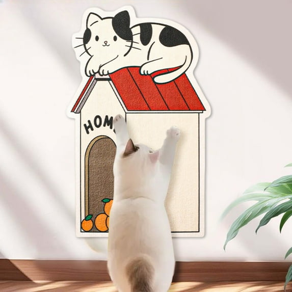 Wall Mounted Cat Scratcher, 2026 New Cat Scratching Pad for Indoor ...