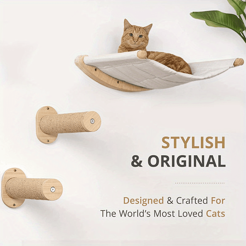 Wall-Mounted Cat Shelf: Give Your Feline Friend A Cozy Place To Sleep ...