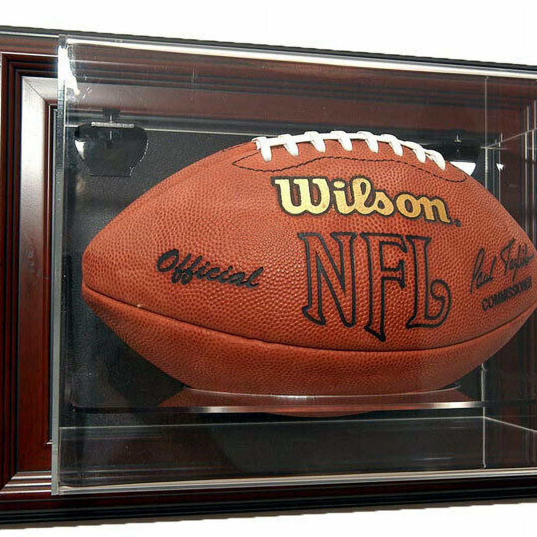 Wall Mounted Cherry Wood Football Display Case - Walmart.com