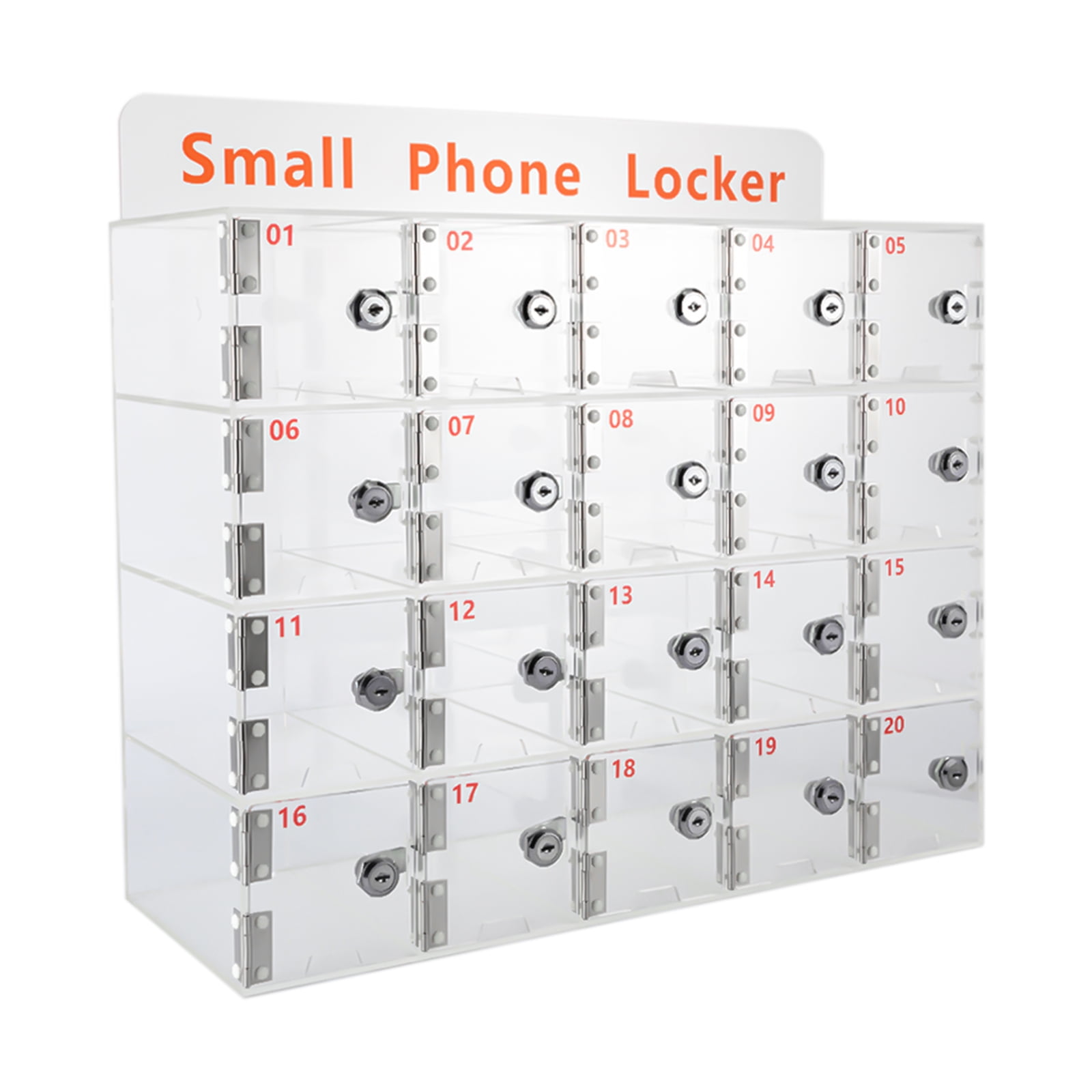 ChicHomey High-Safety Cell Phone Lockers Transparent Acrylic Design 2 ...