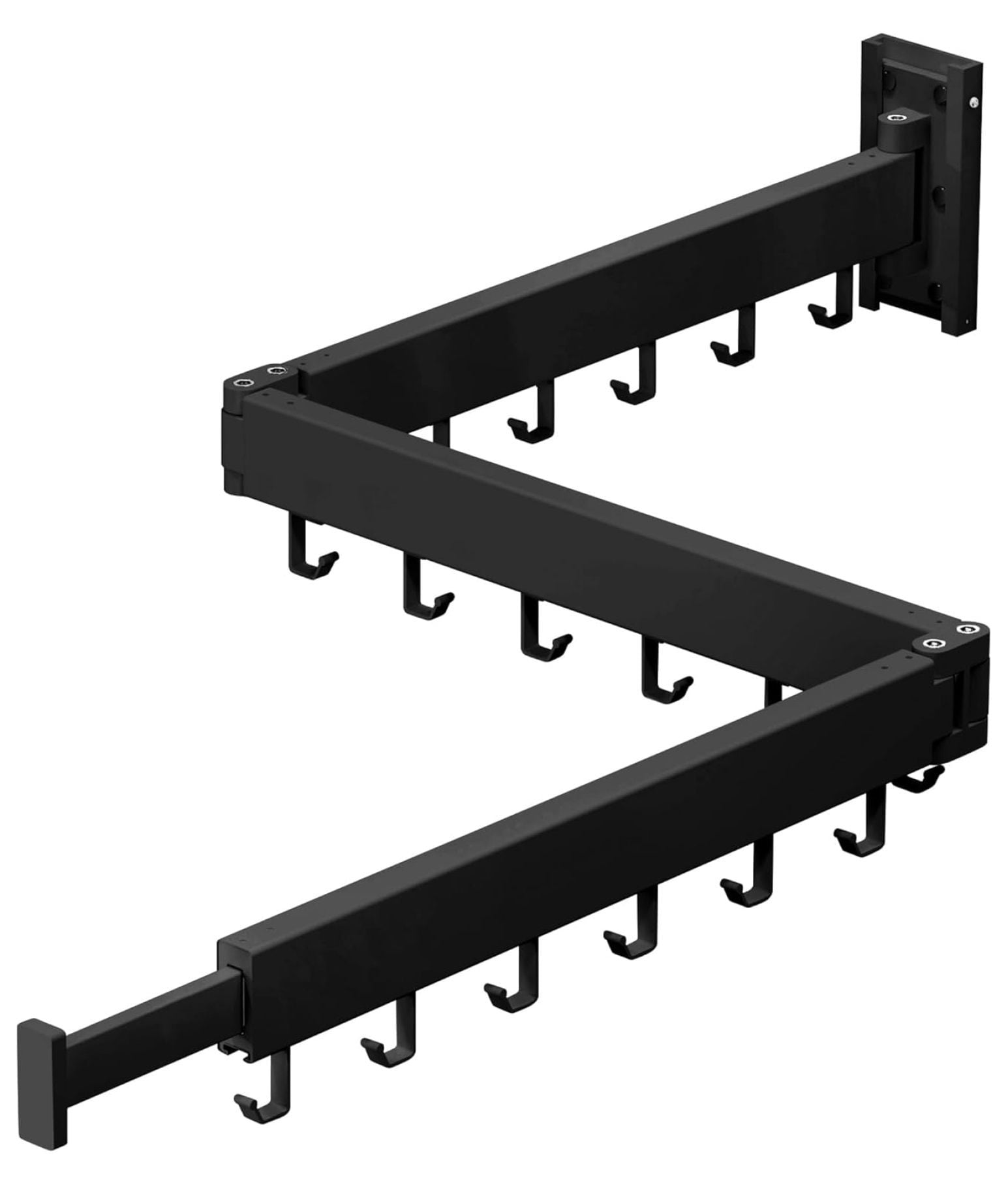 Wall Mounted Clothes Drying Rack ,Space Saver Laundry Clothes Rack ...