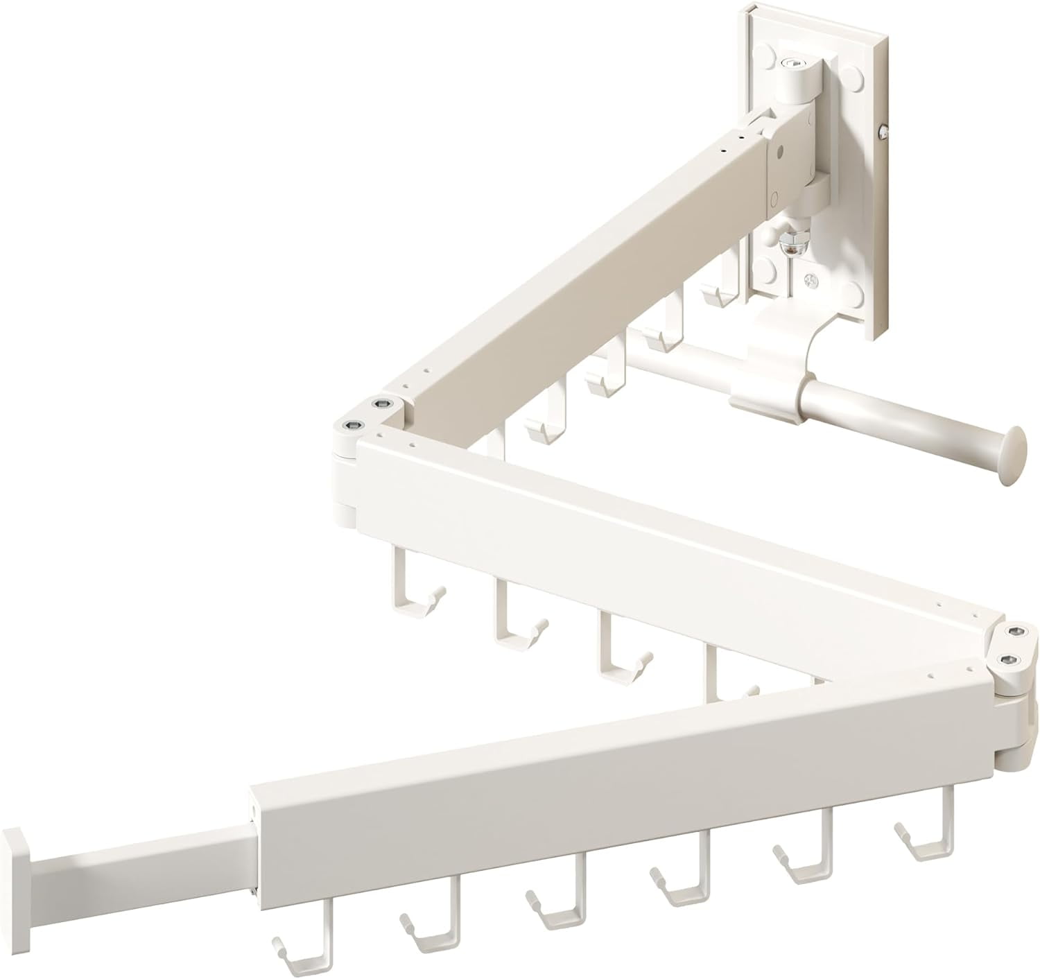 Clothes Drying Rack for Laundry,Wall Mounted Clothes Hanger Rack ...