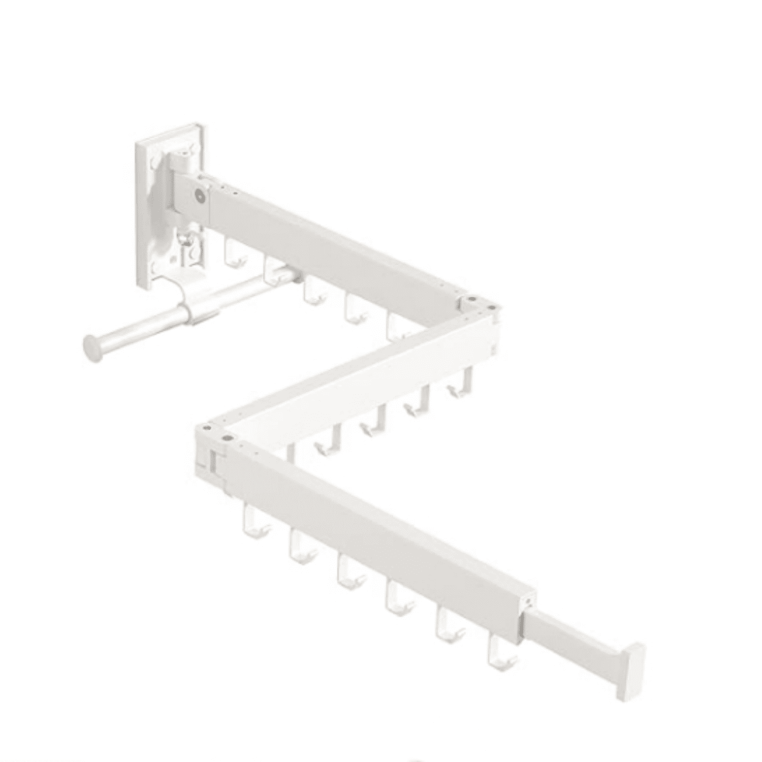 Wall Mounted Clothes Hanger Rack, Clothes Drying Rack,Laundry Drying ...