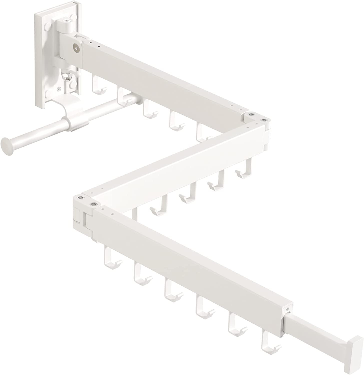 Wall Mounted Clothes Hanger Rack, Clothes Drying Rack,Laundry Drying ...