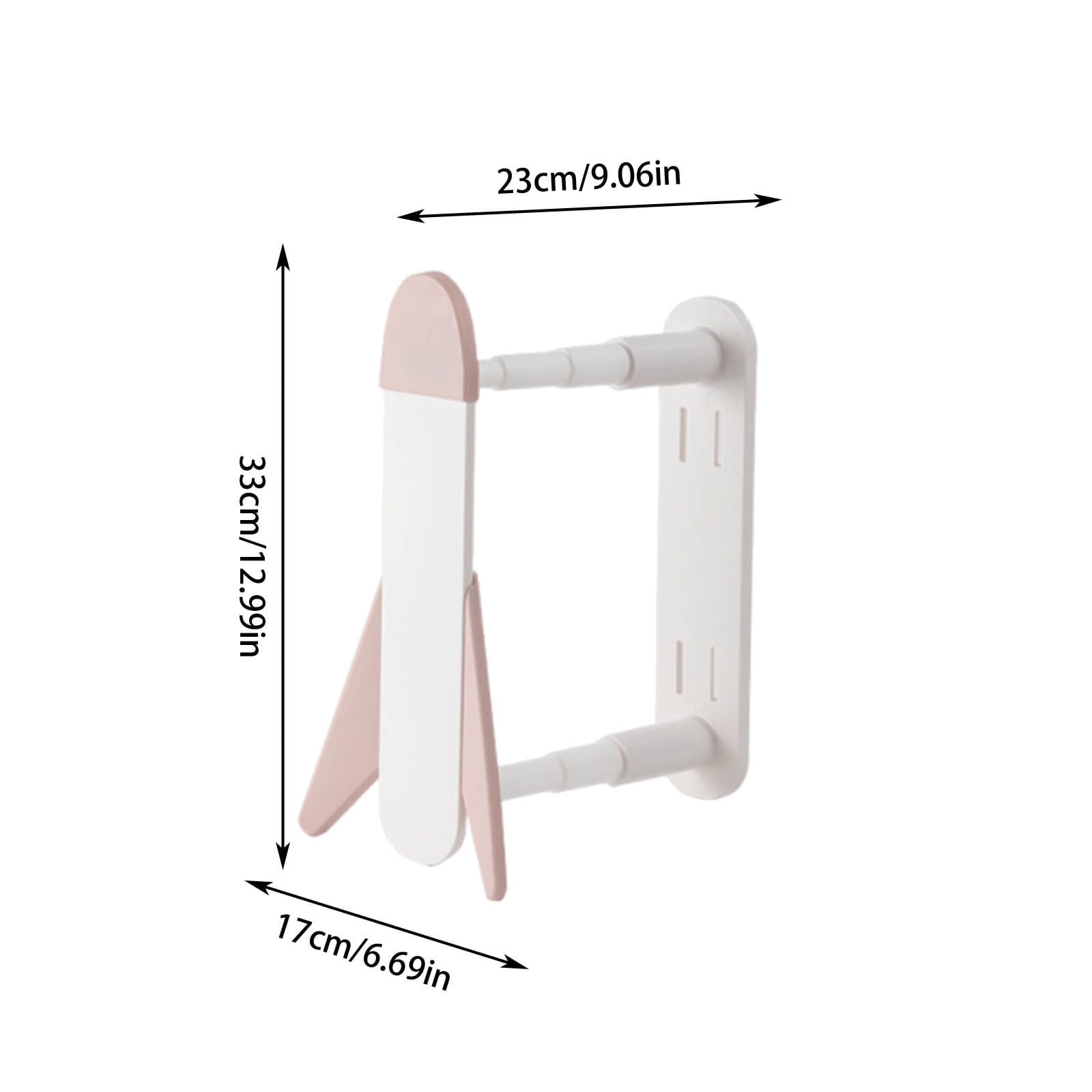 Wall Mounted Clothes Hanger Rack Plastic Clothes Hanger Holder Home ...