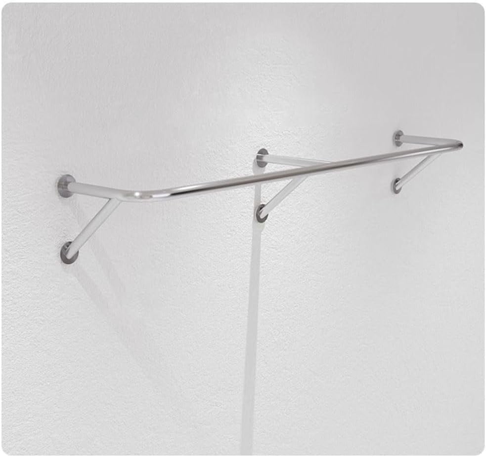 Wall Mounted Clothes Rack, Stainless Steels Garment Bar, Clothing Store ...