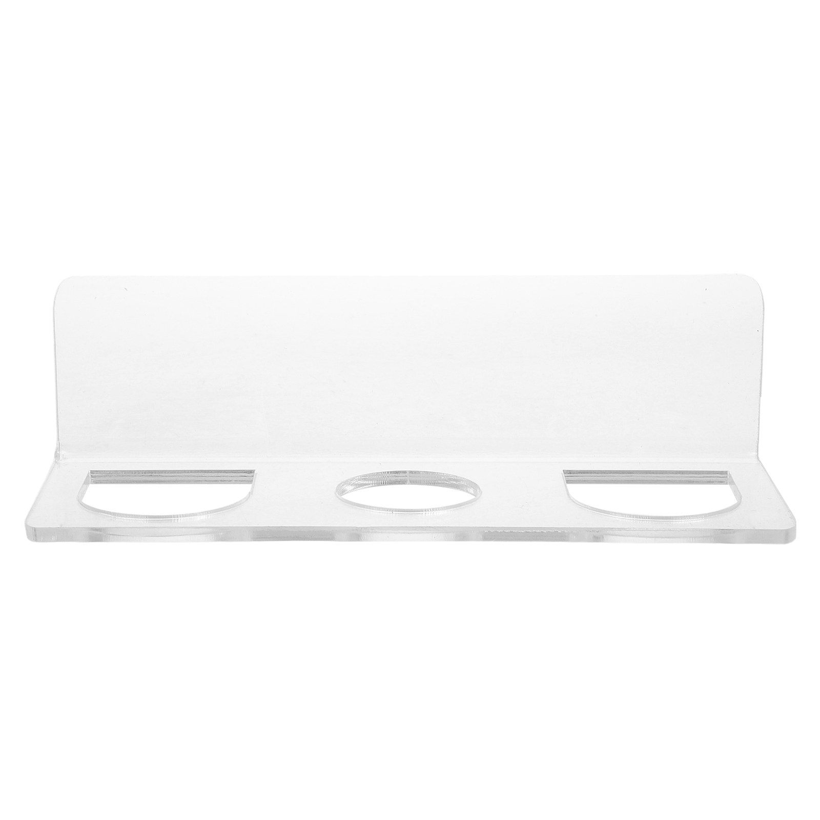 Wall Mounted Comb Rack Hair Brush Electric Shaver Razors Transparent ...