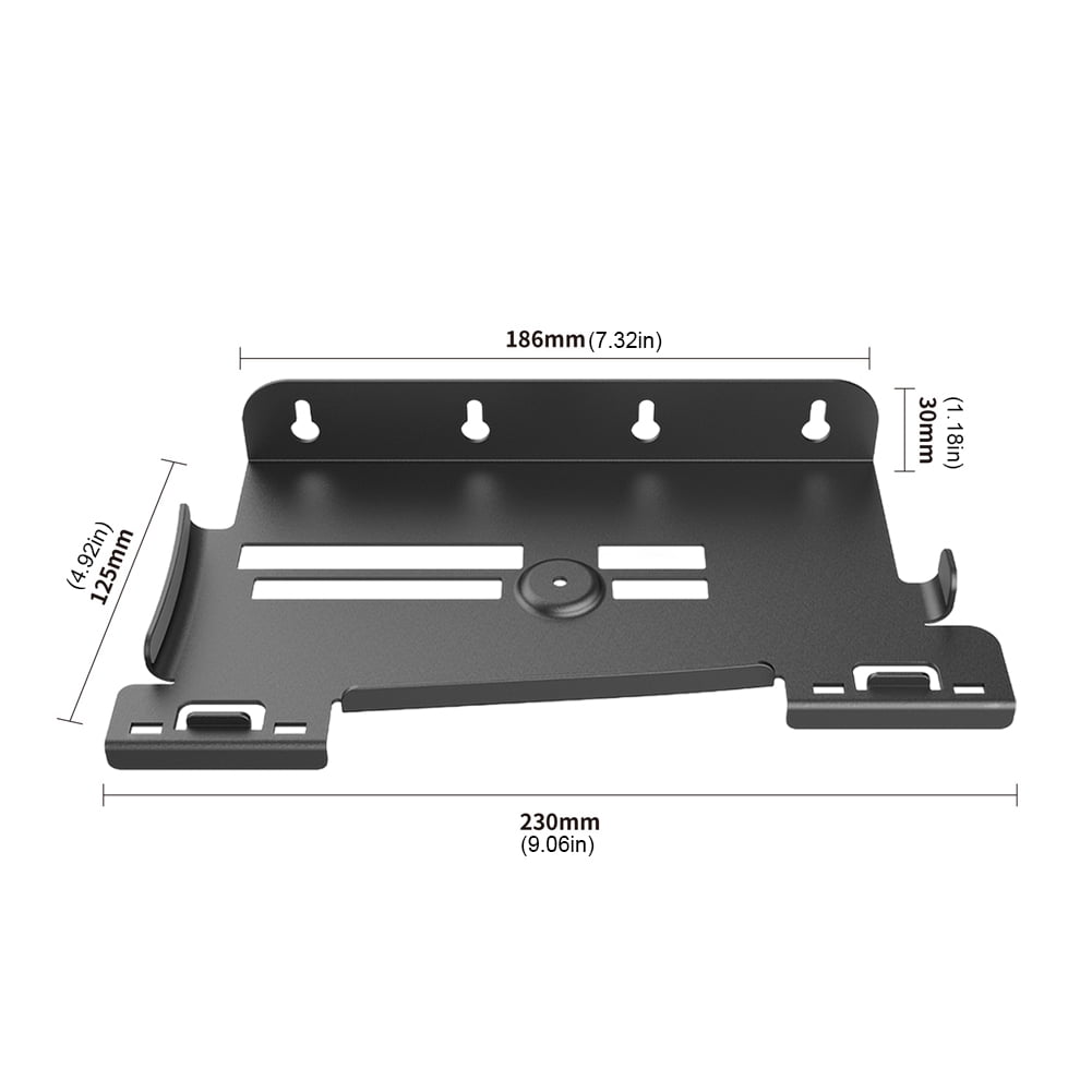 Wall Mounted Console Stand for PS5 Slim Holder with 2 Controller Mounts ...