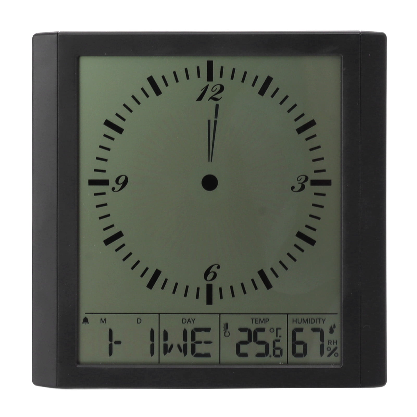 Wall Mounted Digital Display Clock 8.6 In Multifunction Large Digital ...