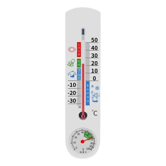 Wall Mounted Digital Thermometer High Accuracy Easy-to-Read Scale ...