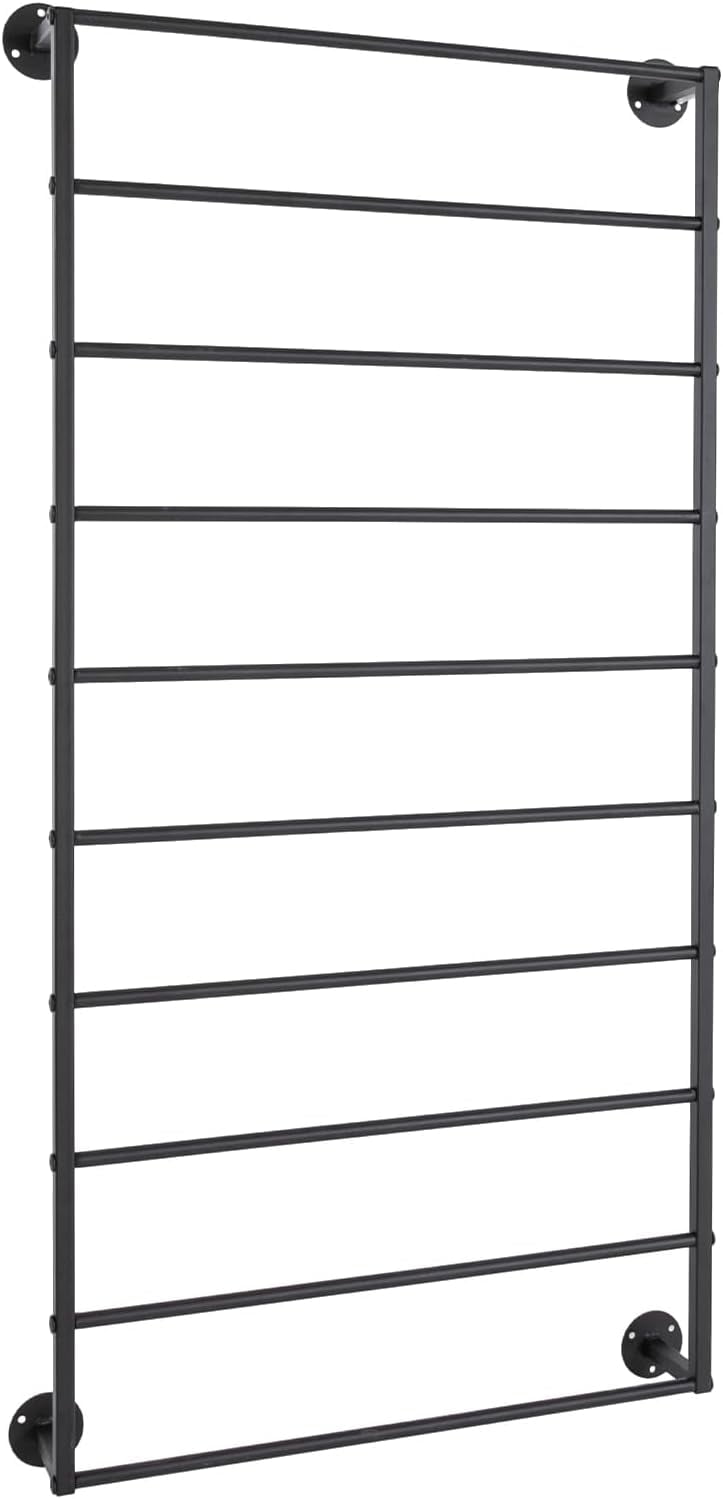 Wall Mounted Display Rack, 10-Layer Wall Scarf Rack Organizer, Space ...