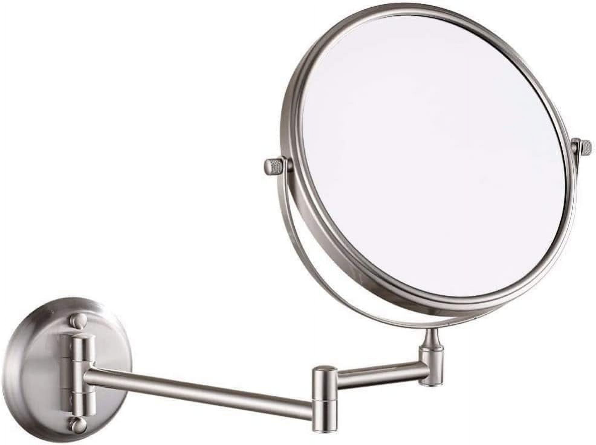 Wall Mounted Double Sided Makeup Mirrors Magnifying Extend Sturdy ...