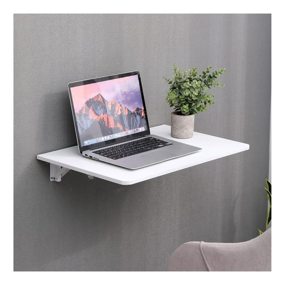 Wall-Mounted Drop-Leaf Table Folding Kitchen & Dining Table Small Space ...