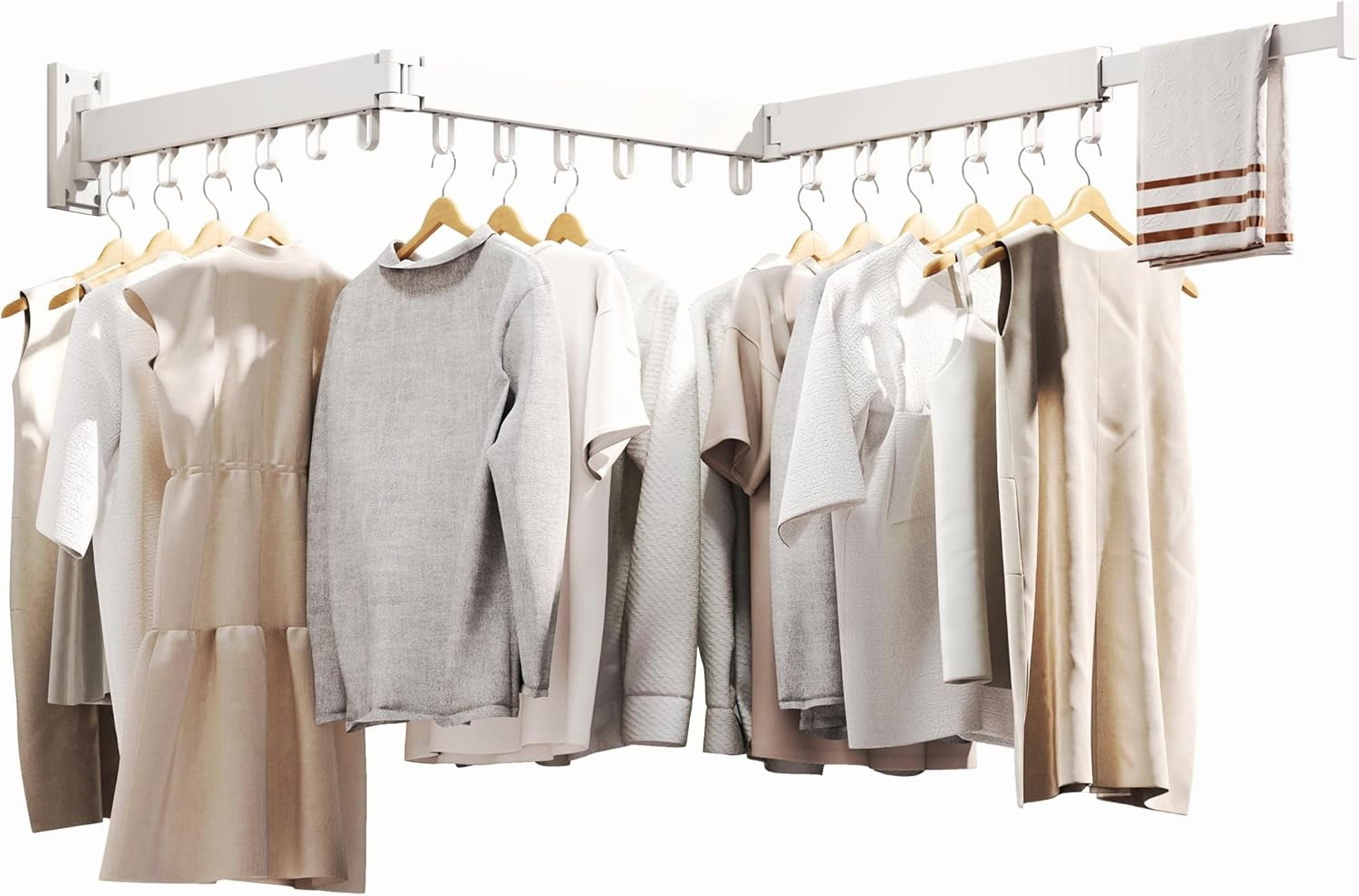 Wall Mounted Drying Rack,Clothes Drying Rack,Laundry Drying Rack ...