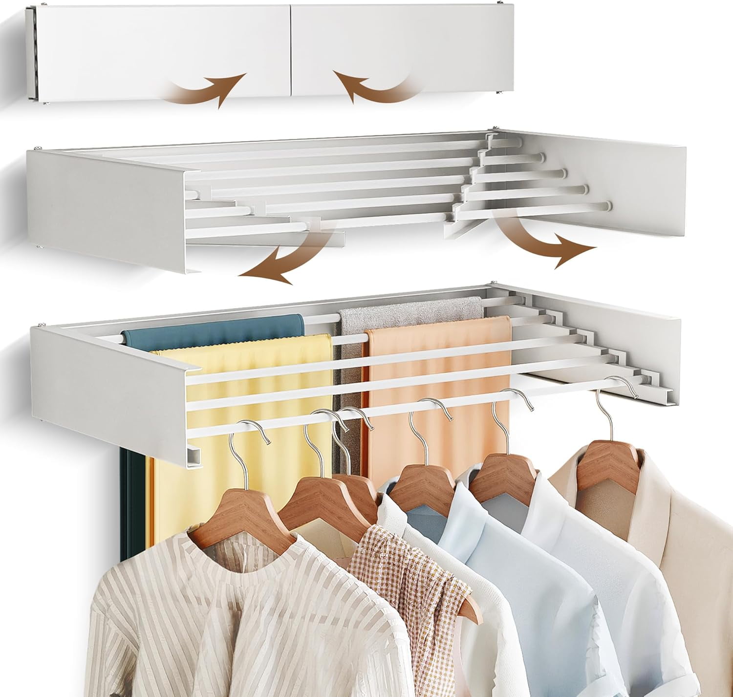 Wall Mounted Drying Rack,Drying Rack Clothing,Clothes Drying Rack Wall ...