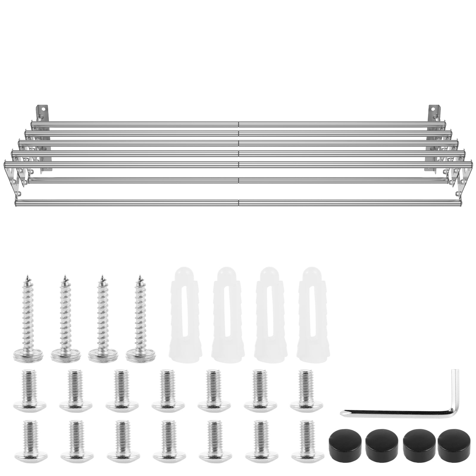 Wall Mounted Drying Rack, Laundry Clothes Drying Rack Foldable ...