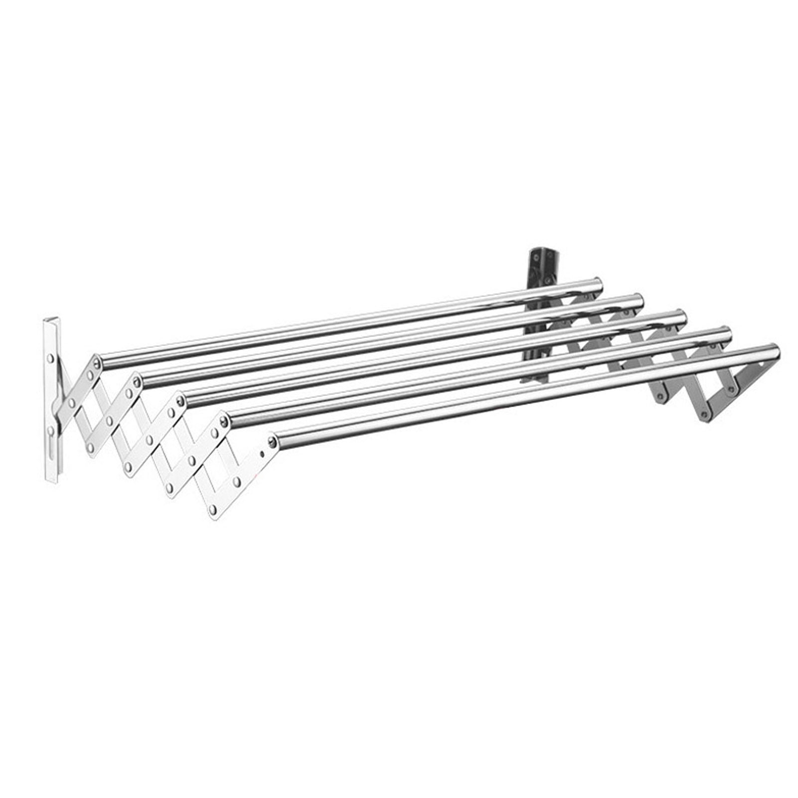 Wall-Mounted Drying Rack Rustproof Corrosion Resistant Expandable ...