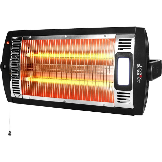 London Sunshine Wall-Mounted Electric Infrared Indoor Heater for Garage ...