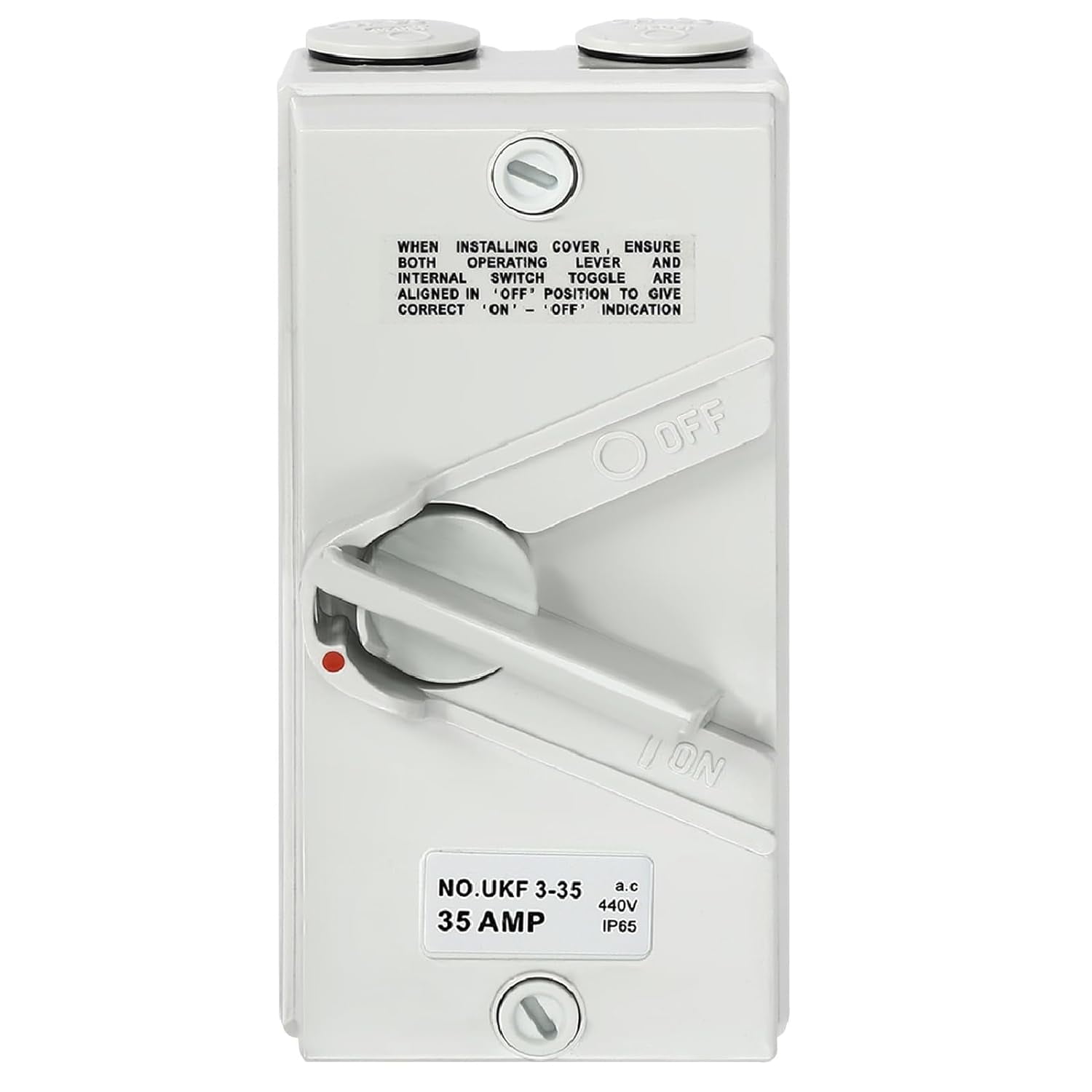 Wall Mounted Enclosed Motor Disconnect Switch 3 Pole Disconnect Switch Safety Isolation Switch ...