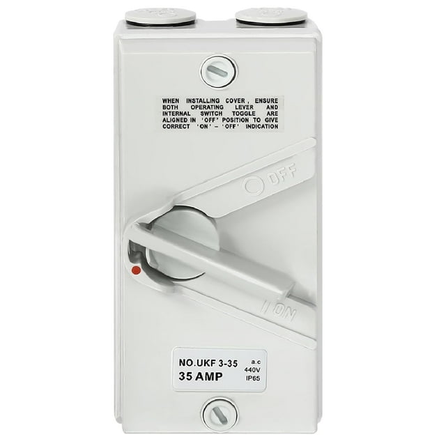 Wall Mounted Enclosed Motor Disconnect Switch 3 Pole Disconnect Switch Safety Isolation Switch ...