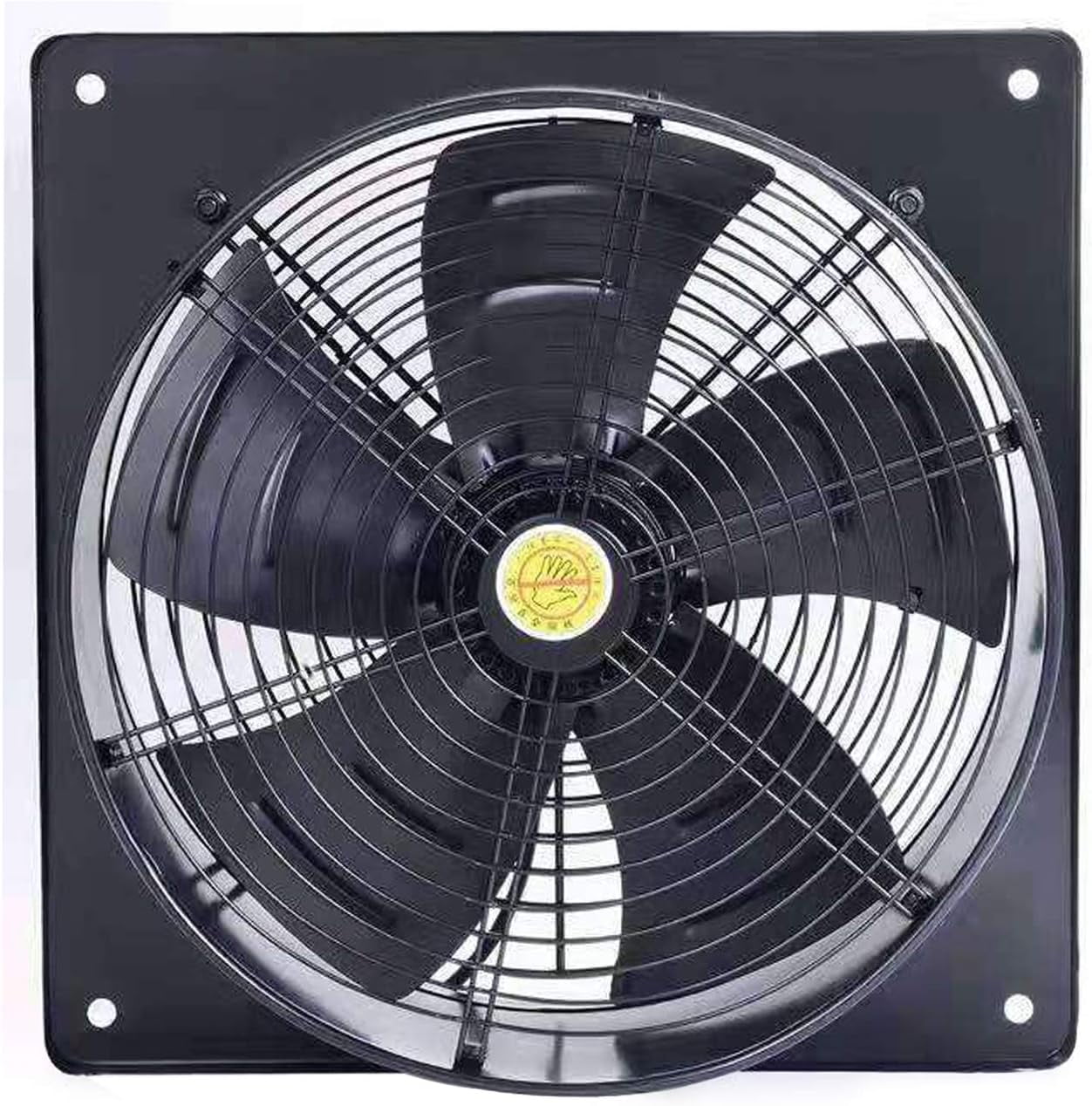 Wall Mounted Exhaust Fan,110V 250MM Square Blower Vent Fan Ventilation ...