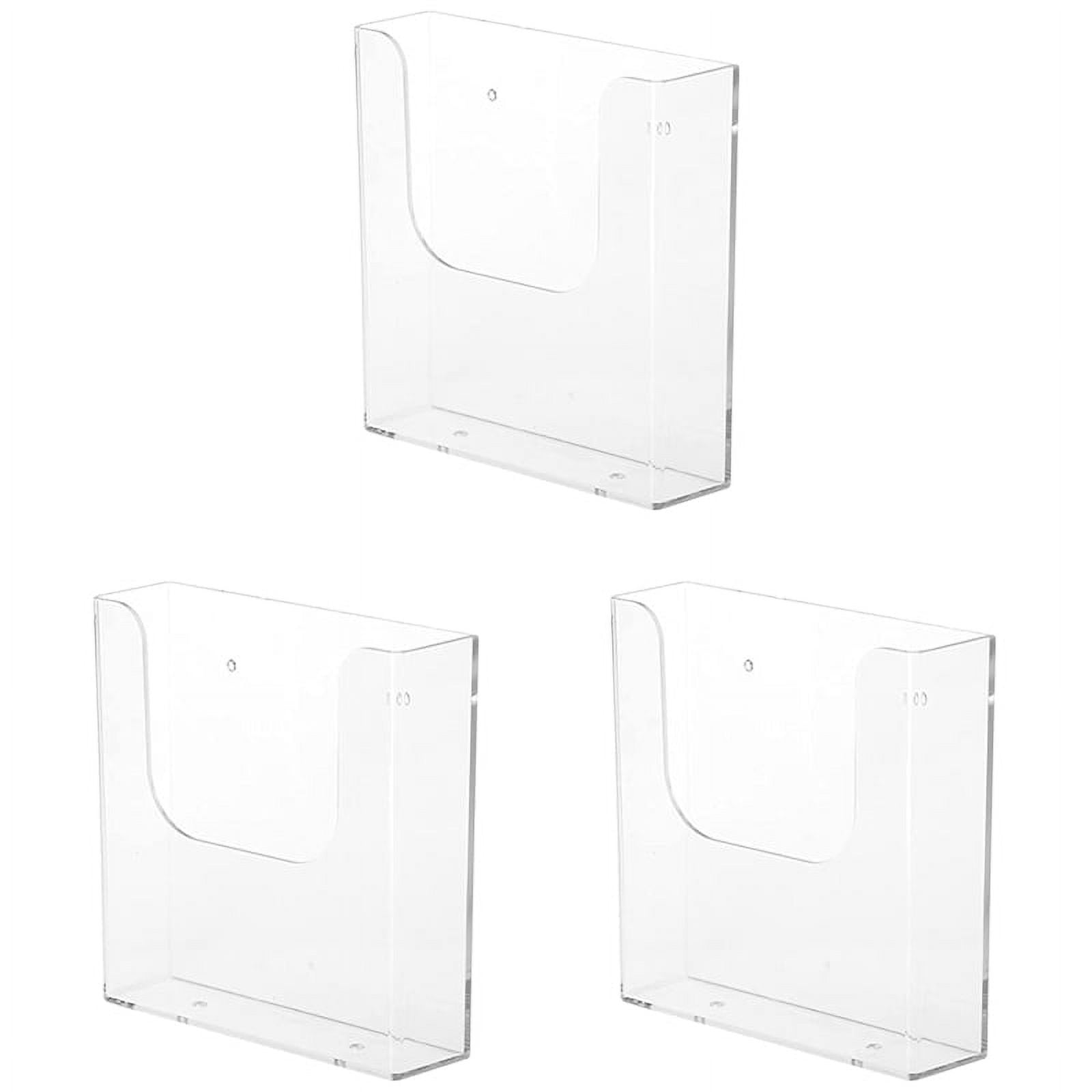 Wall Mounted File Organizer Transparent Wall Mounted File Holder Folder ...