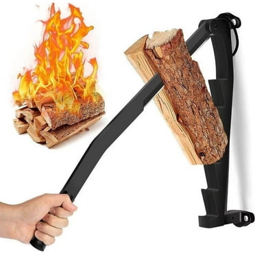 Bentism Firewood Splitter, 9''x17'' XL Wood Splitter, Unique V-Shaped ...