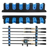Wall Mounted Fishing Rod Holder, EEEkit EVA Vertical Fishing 6 Rod ...