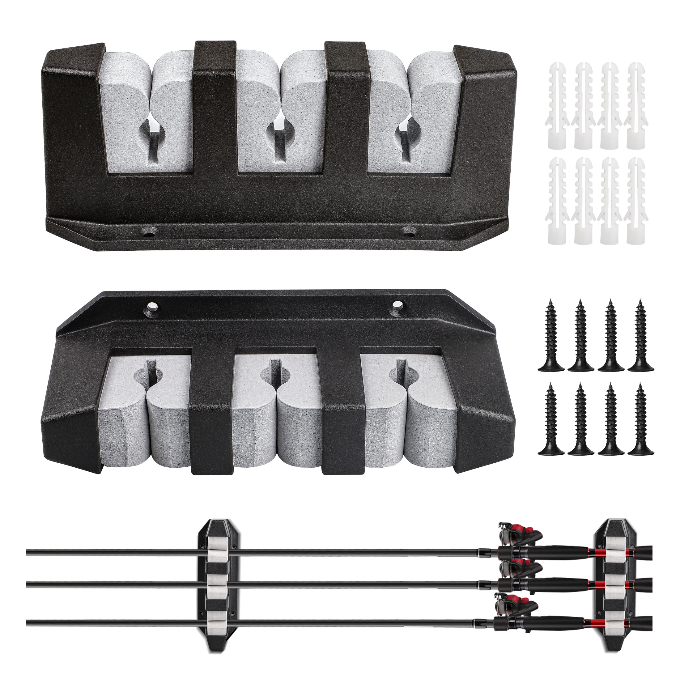 Perko 0447DP1CHR Vertical Flush Mount Fishing Rod Holder - Walmart.com