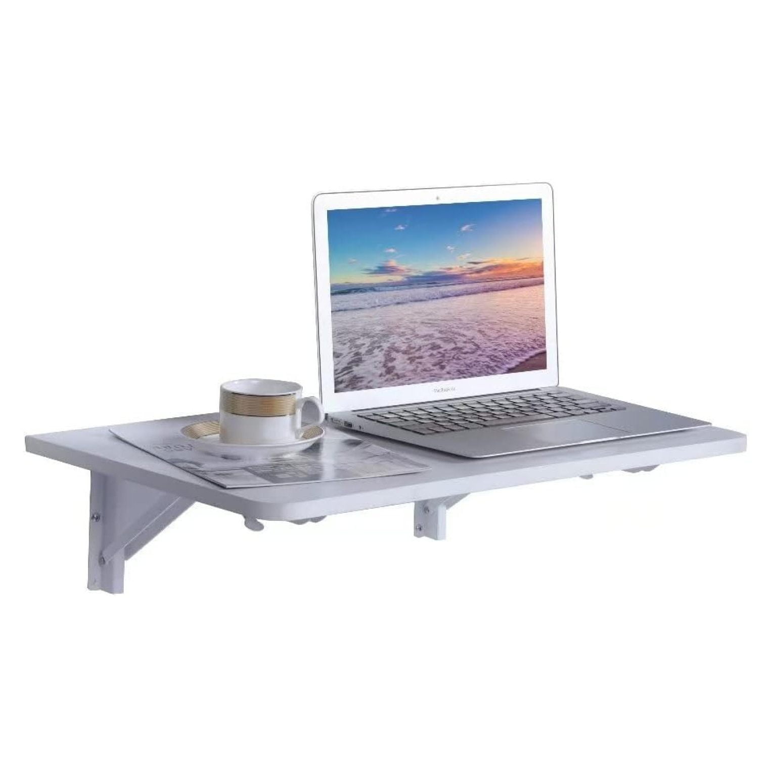 Wall Mounted Floating Folding Table, Drop Leaf Dining Table Small ...