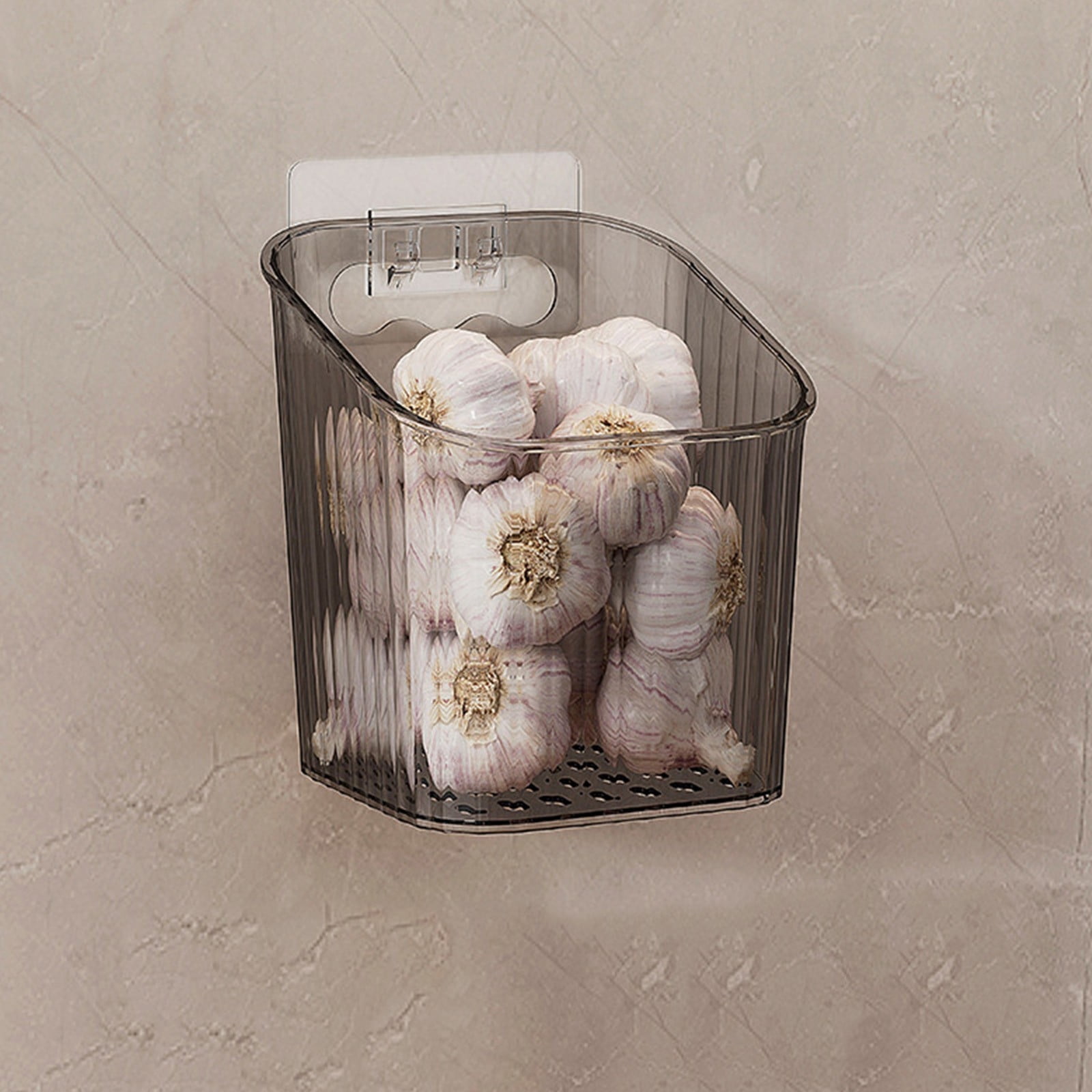 Wall Mounted Floating Shelves, Stackable Clear Plastic Storage Bins ...