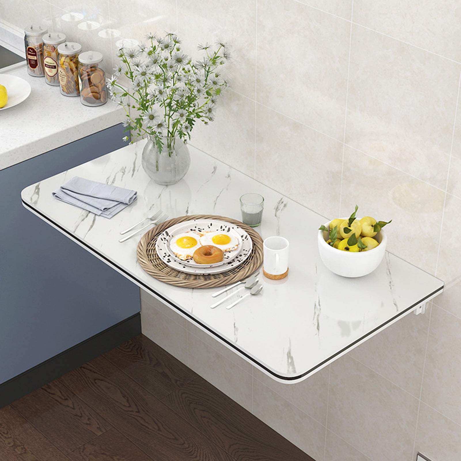 Wall Mounted Fold Down Desk Drop Leaf Table,Computer Workstation ...