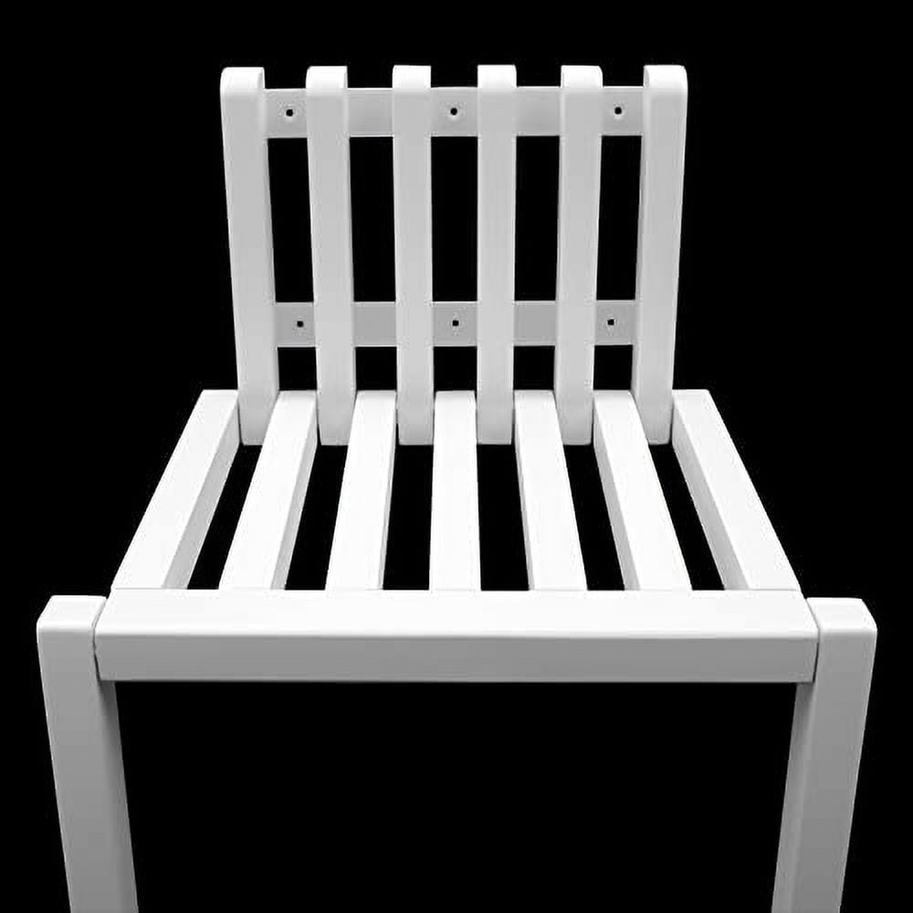 Wall Mounted Folding Chair, Door Shoe Cabinet Hidden Footstool, Folding ...