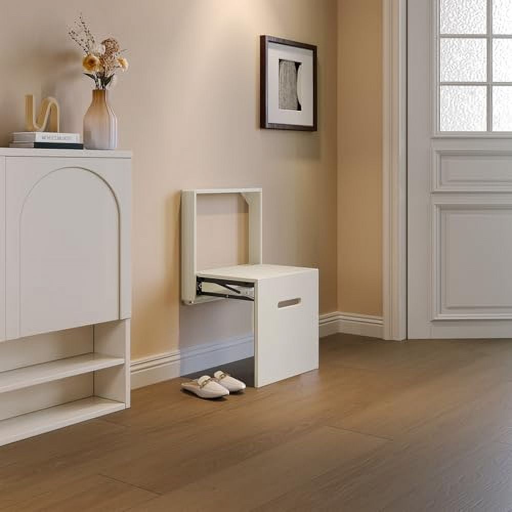 Wall Mounted Folding Chair Solid Step Stools,Shoe Changing Stool,Door ...