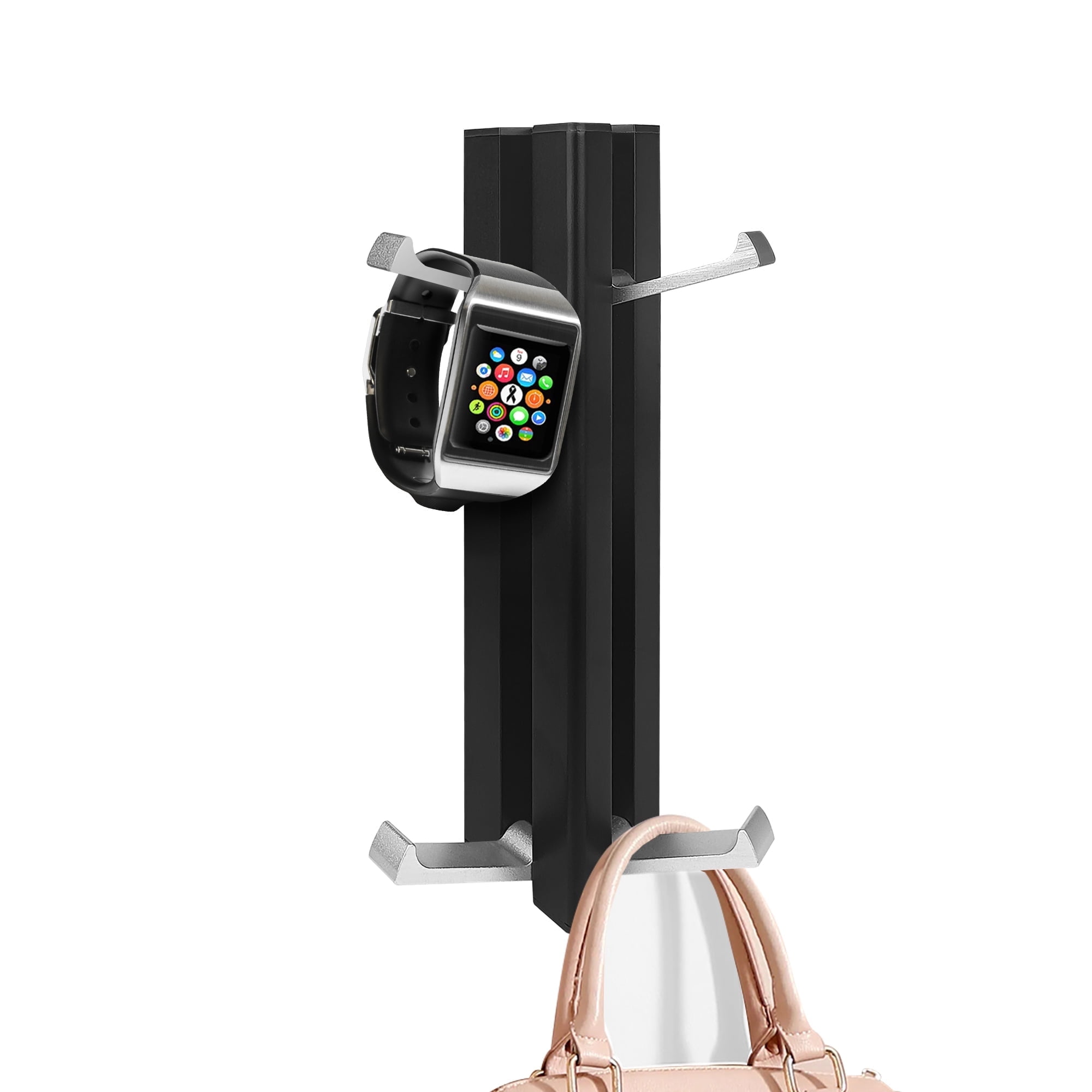 Wall Mounted Folding Coat Rack, 14 in Hookboard with 4 Hooks, 55 lb ...