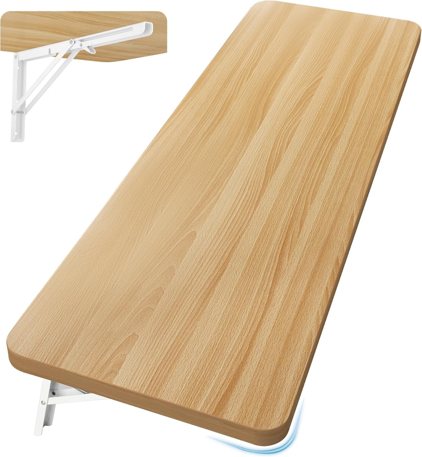 Wall Mounted Folding Table 47.2”L x 19.7”W, Laundry Folding Table with ...