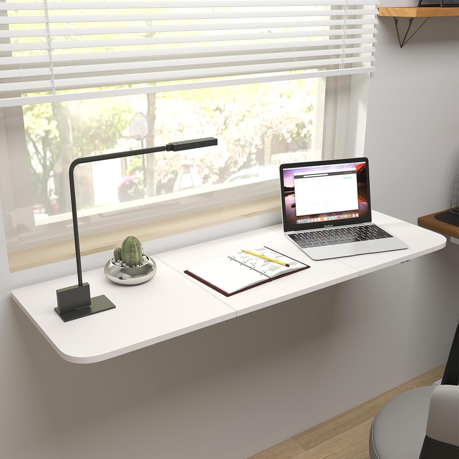 Wall Mounted Folding Table, 47.2x15.7 in, Folding Wall Table, Laundry ...