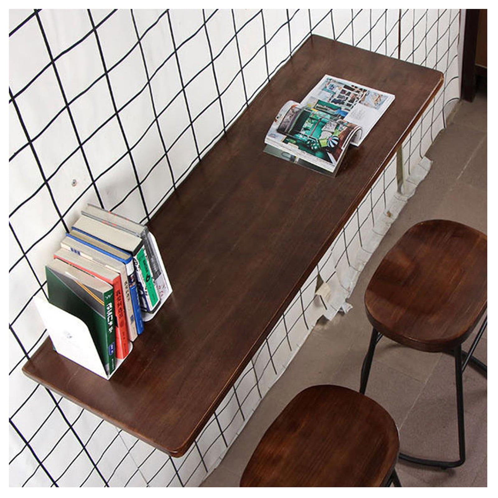 Wall-Mounted Folding Table,Fold Down Floating Craft Table Kitchen ...