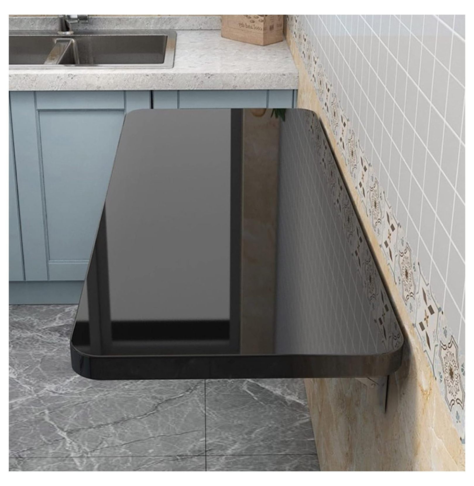 Wall Mounted Folding Table,Heavy Duty Wall Mounted Dining Table,Solid ...