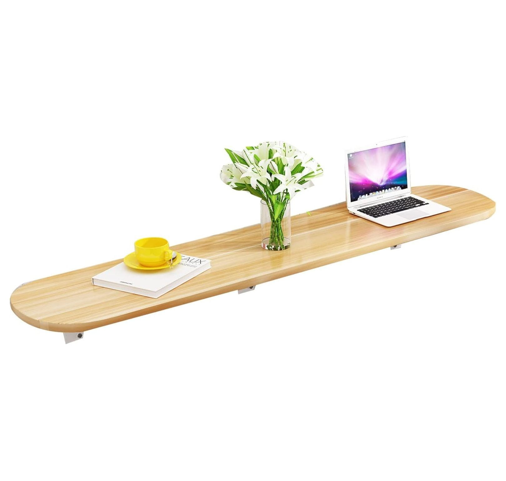Wall-Mounted Folding Table,Heavy Duty Space Saving Dining Table,Long ...