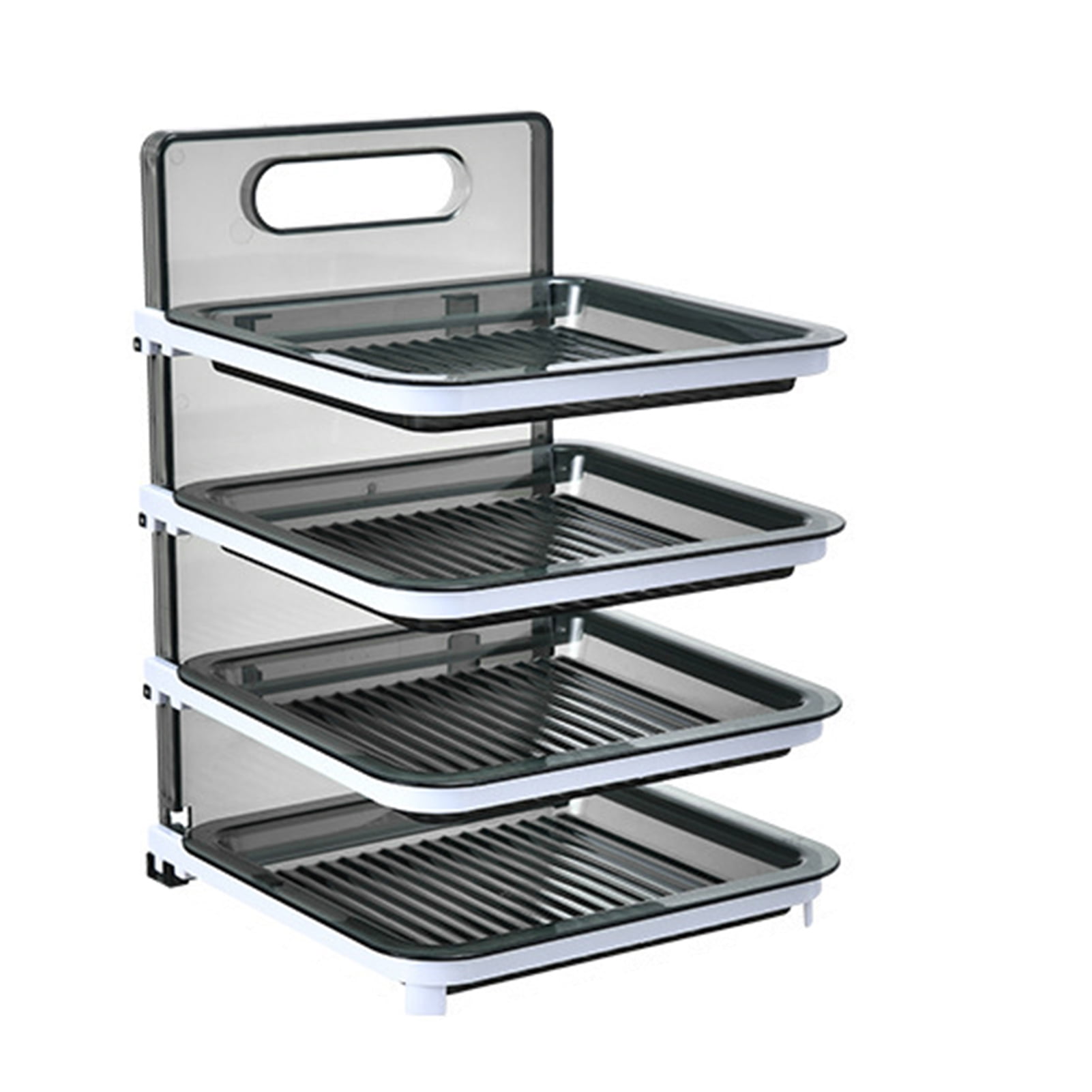 Wall Mounted Food Sorting Tray 4 Layers Storage Tray Collapsible Side ...