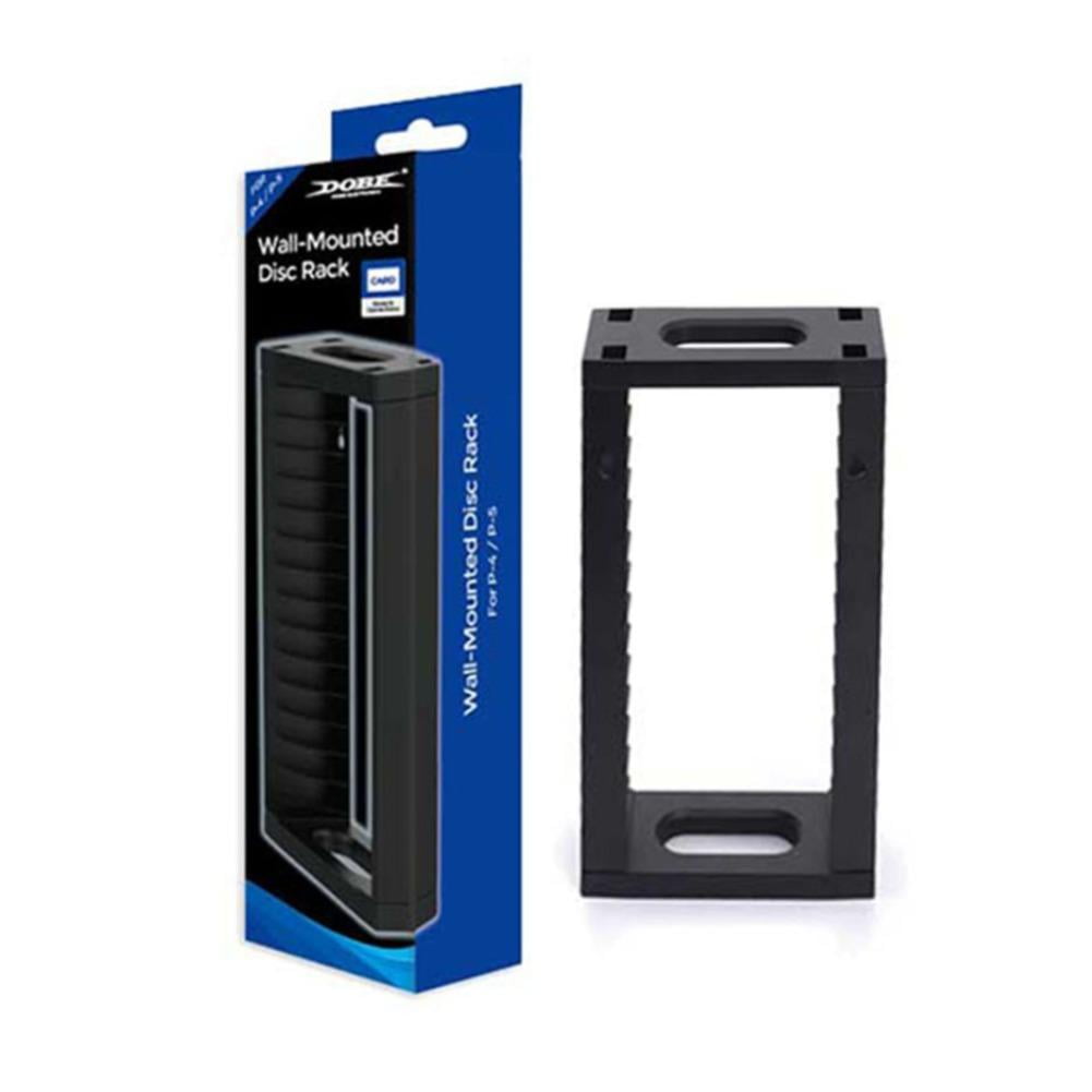Wall-Mounted Game Disc Storage Rack for PS5 and PS4 Consoles, Single ...